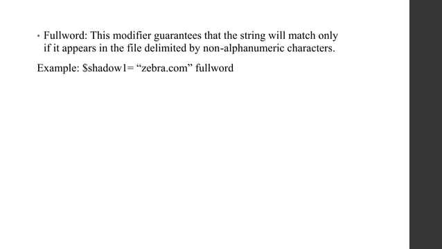 Introduction to YARA rules | PDF