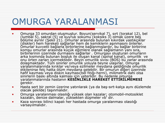 Yaralanmalar ve pansuman | PPT