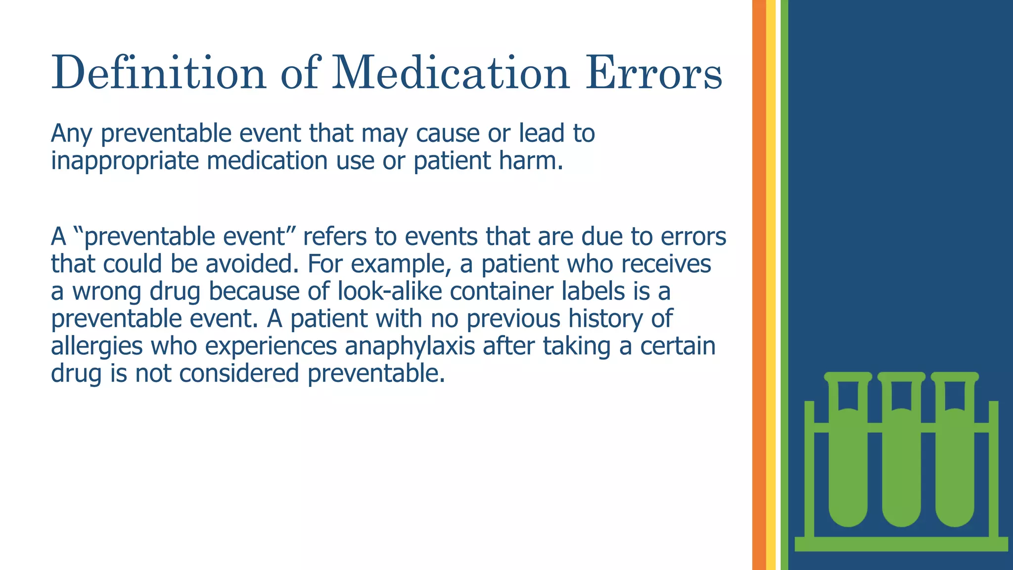 Medication Errors Presentation | PPT