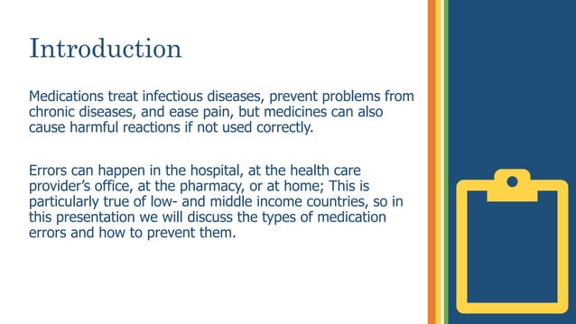 Medication Errors Presentation | PPT