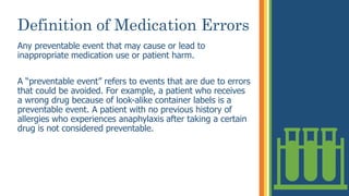 Medication Errors Presentation | PPT