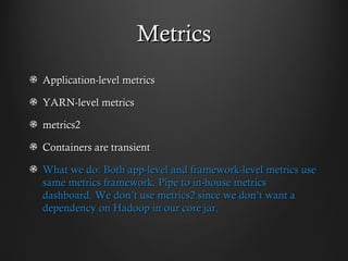 Building Applications on YARN | PPT