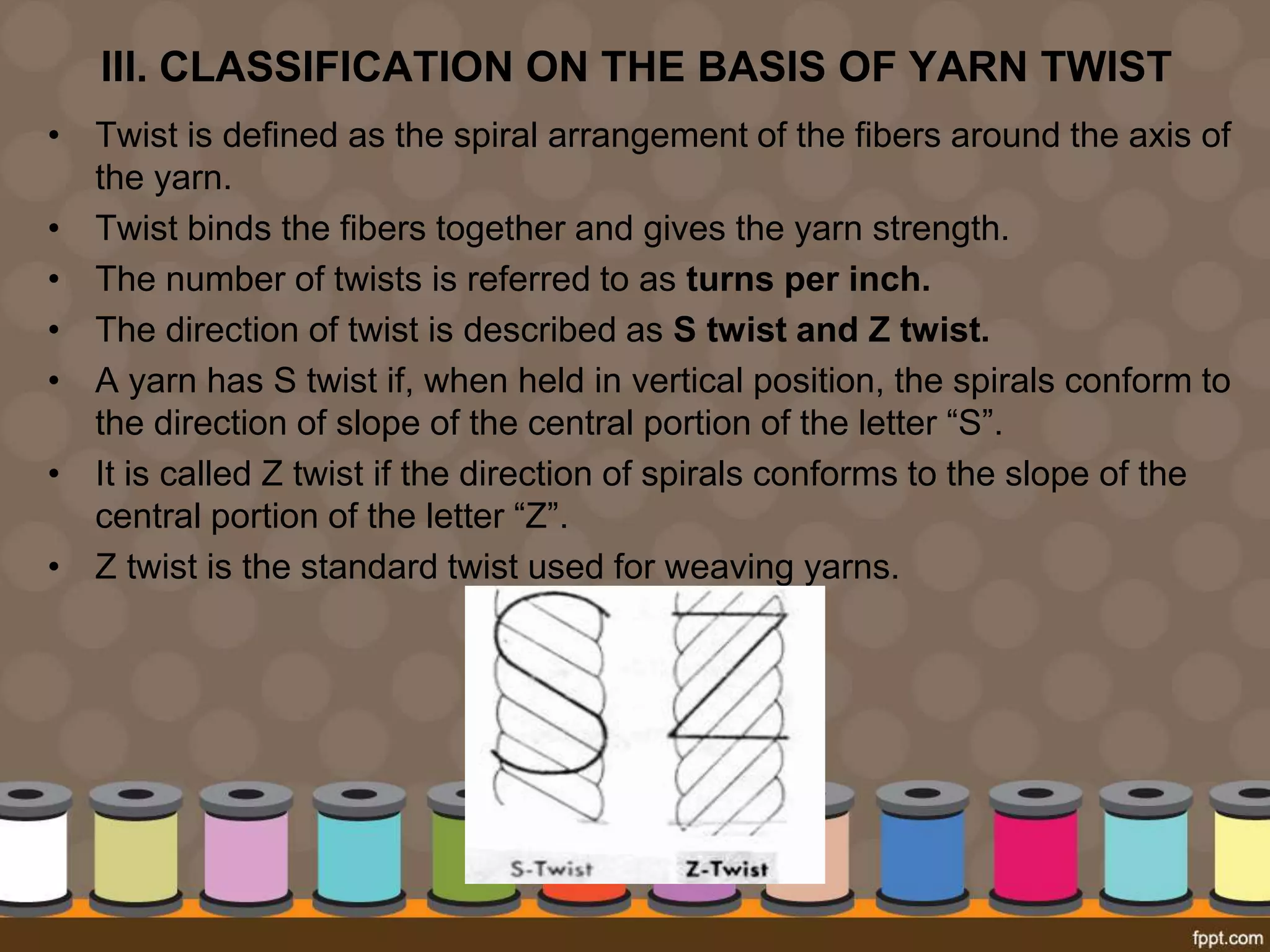 yarn classification.ppt
