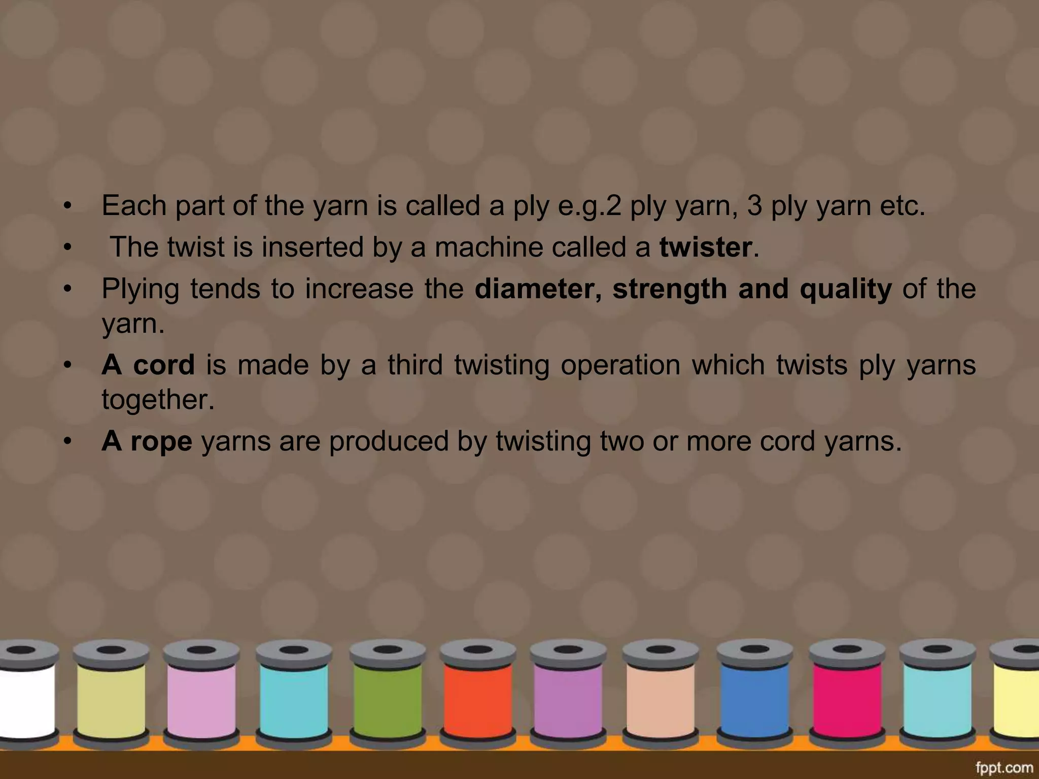 yarn classification.ppt