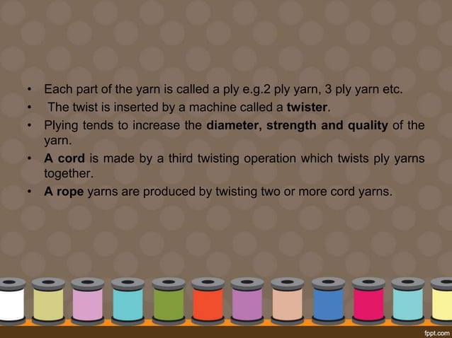 yarn classification.ppt