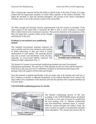 Yarn Conditioning | PDF