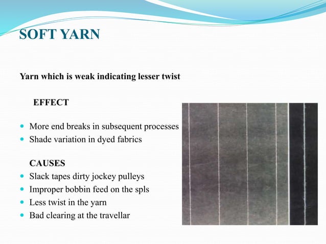 Yarn faults , causes and its remedies | PPTX