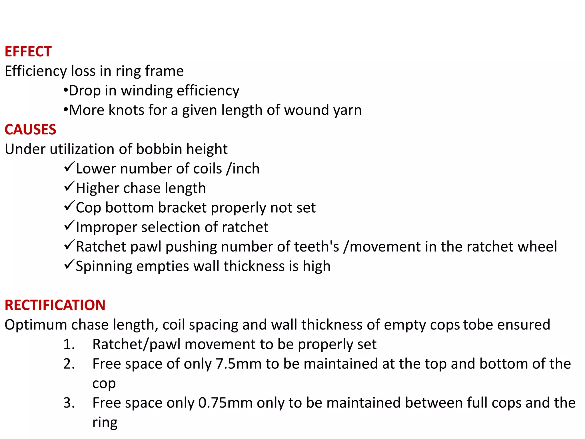 Yarn manufacturing (yarn faults) | PPTX