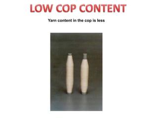 Yarn manufacturing (yarn faults) | PPTX