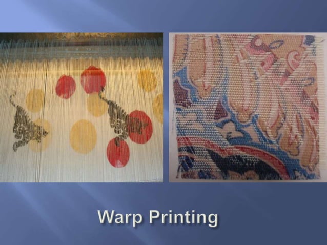 Yarn printing | PPT