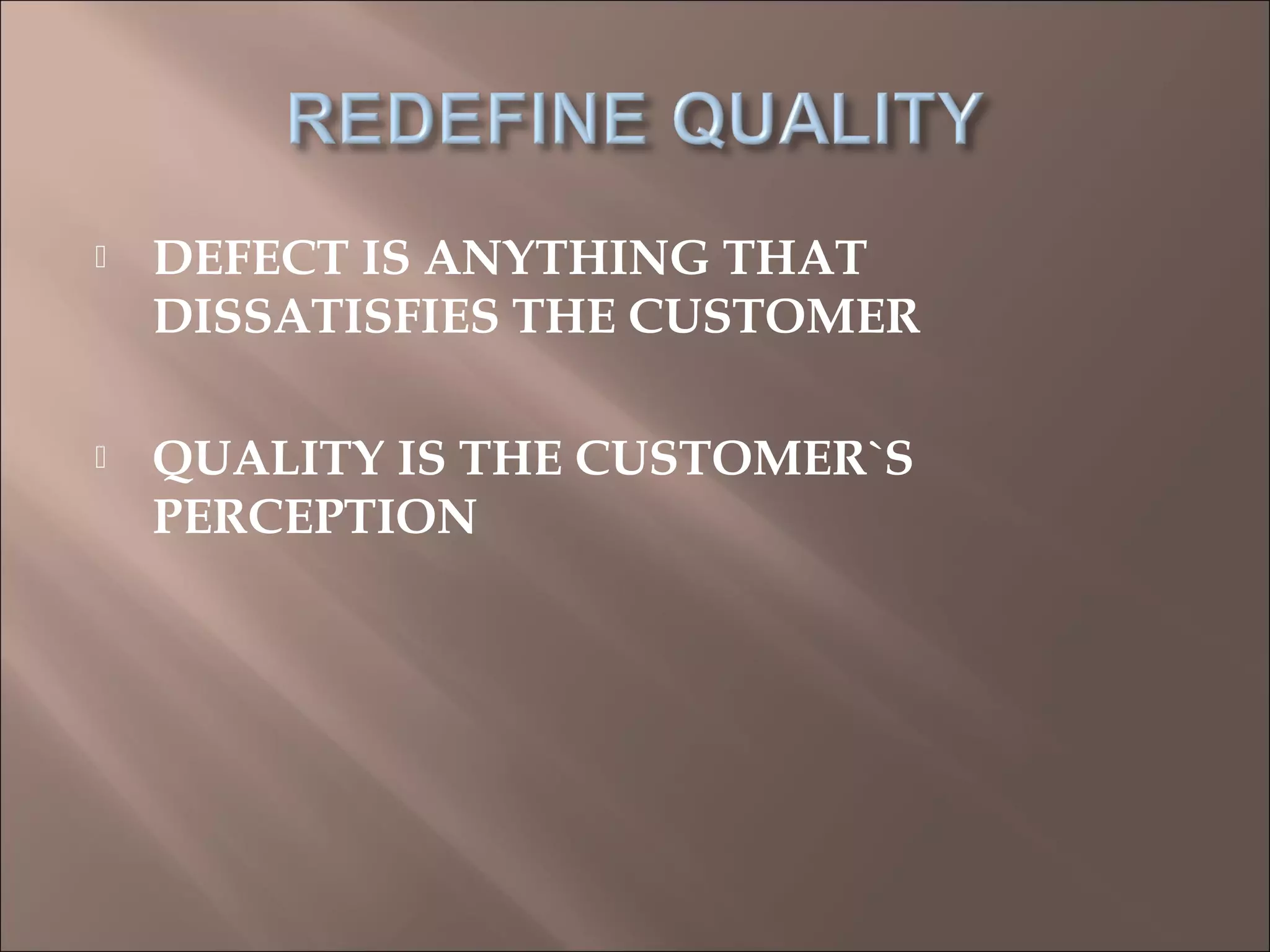Yarn quality and customer satisfaction | PPT