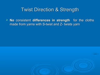 Guidelines for selection of yarn part 2 12.02.14