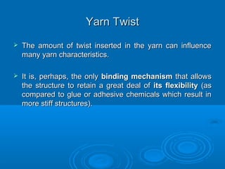 Guidelines for selection of yarn part 2 12.02.14