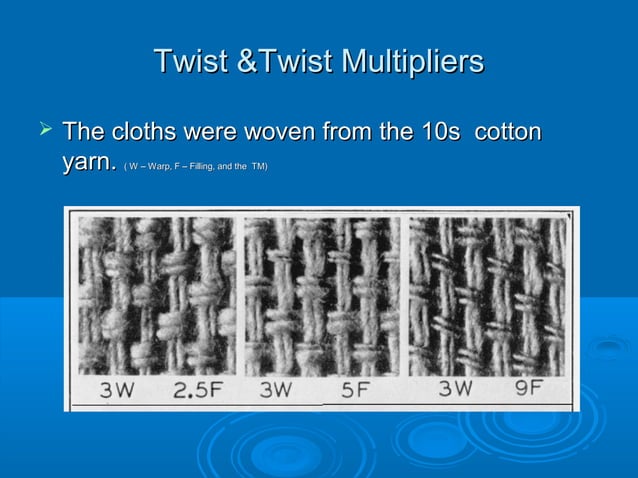 Guidelines for selection of yarn part 2 12.02.14