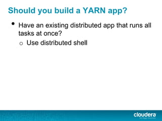 Introduction to YARN Apps | PPT