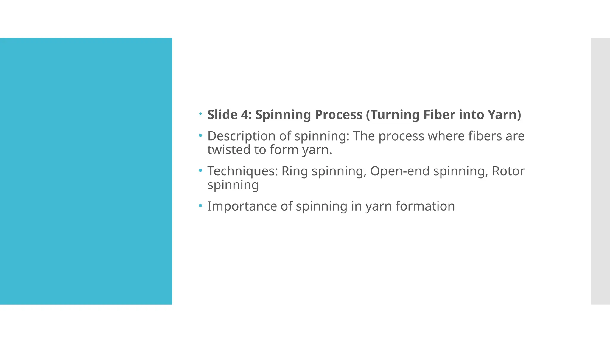 Textile Yarn manufacturing to Fabric.pptx