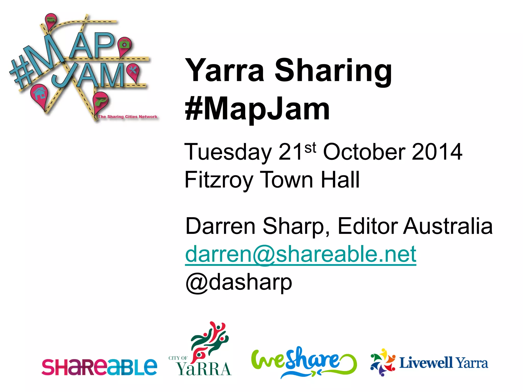 Yarra Sharing #MapJam 2014 | PDF