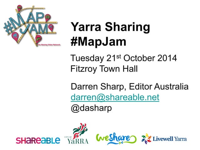 Yarra Sharing #MapJam 2014 | PPT
