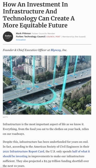 How an investment in infrasytucture and technology can create a more equitable future | PDF