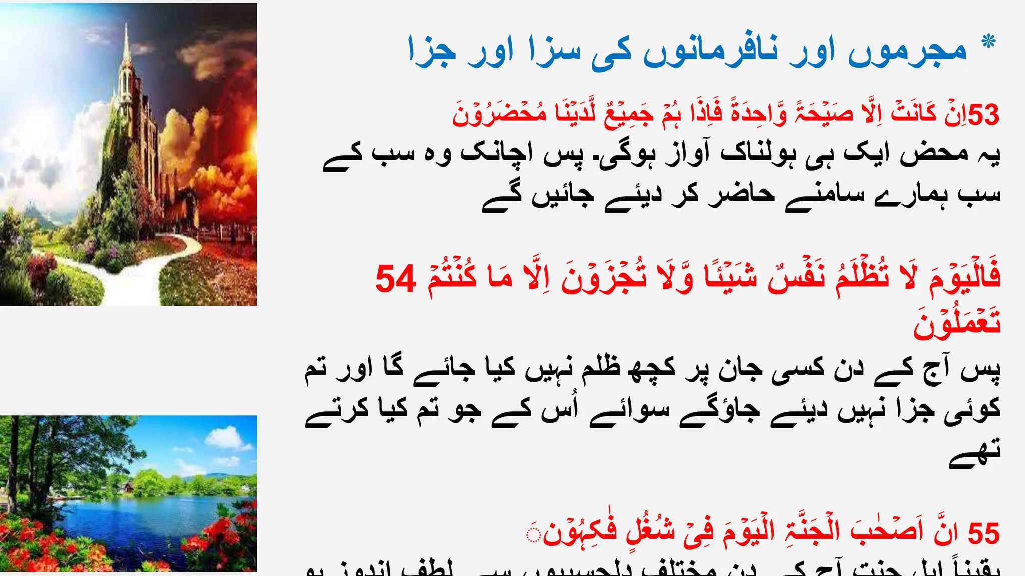 SURAH YASEEN, thematic study of the surah aayah by aayah. | PPT