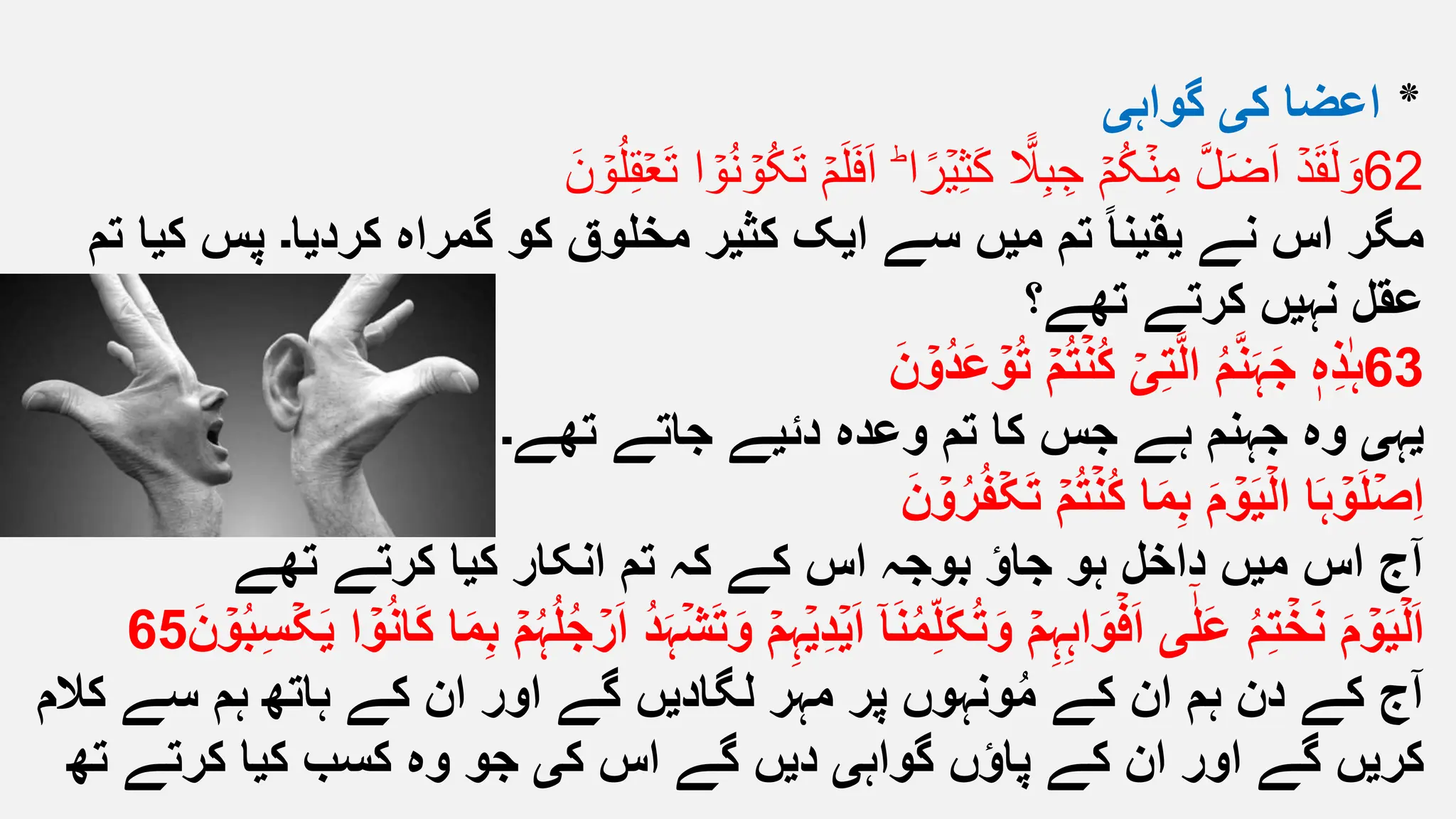 SURAH YASEEN, thematic study of the surah aayah by aayah. | PPT