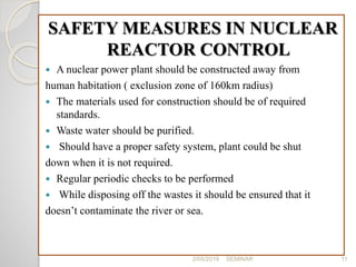 SAFETY IN NUCLEAR POWER PLANT PRESENTATION | PPTX