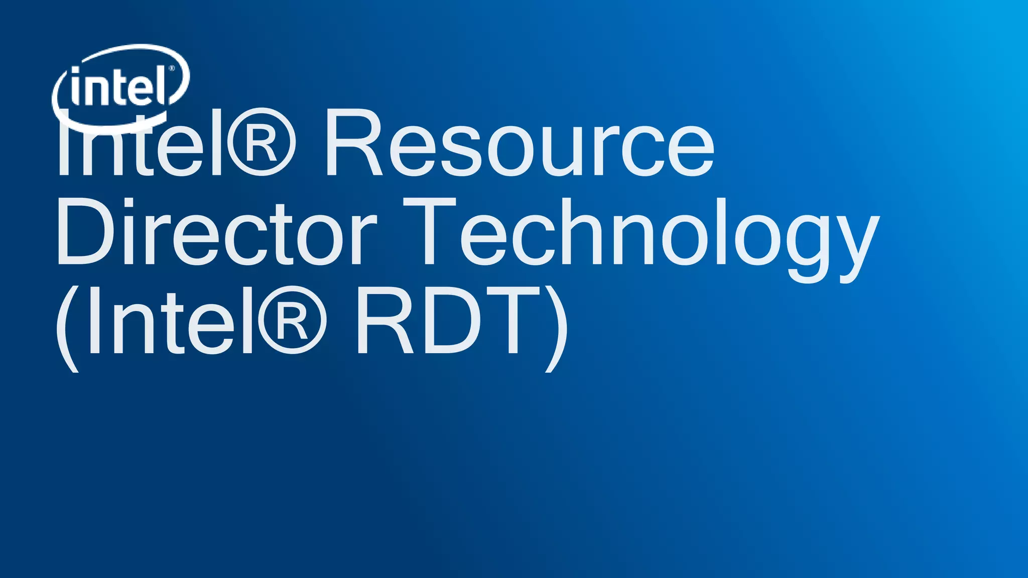 Improving Quality of Service via Intel RDT | PPTX | Operating Systems ...