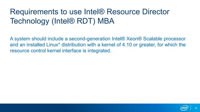 Improving Quality of Service via Intel RDT | PPTX | Operating Systems | Computer Software and ...