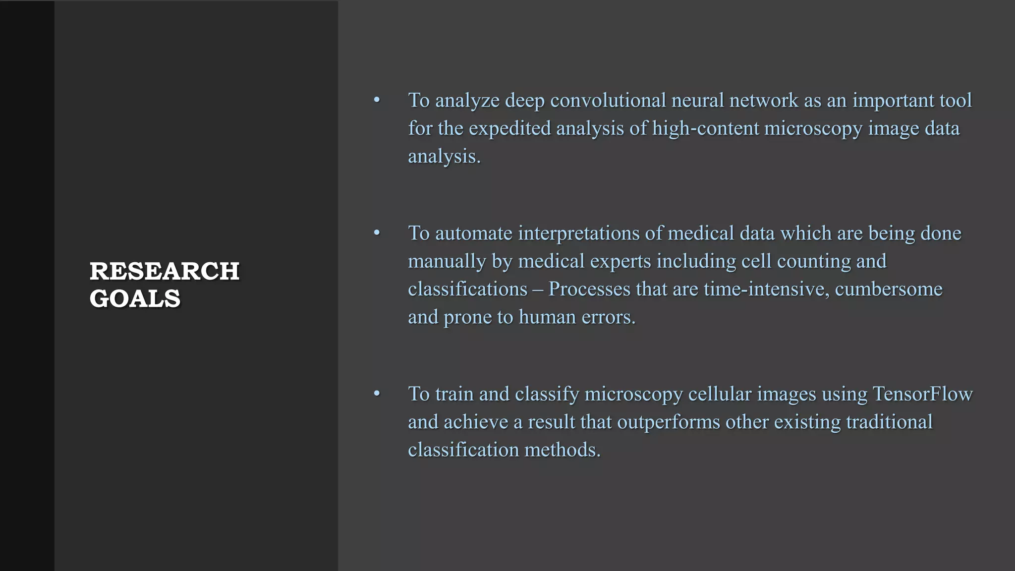 Automated Analysis Of Microscopy Images Using Deep Convolutional Neural Network Ppt