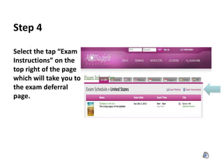 AlMaghrib_exam_deferral_tutorial | PPT