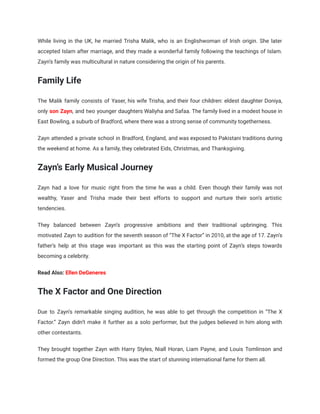 Who Is Yaser Malik? Exploring Zayn Malik’s Bond With His Father | PDF