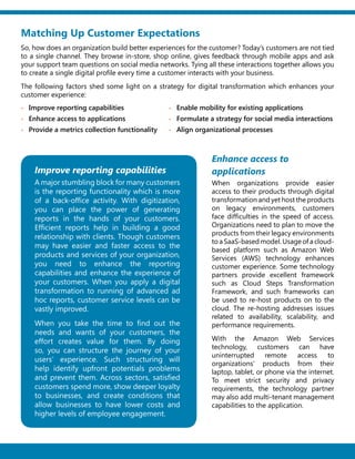 Enhancing customer experience through Digital Transformation | PDF