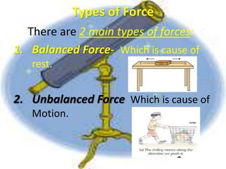FORCE & LAWS OF MOTION | PPTX