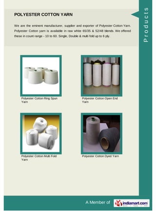 Yash Poly Tex, Mumbai, Acrylic Yarn | PDF