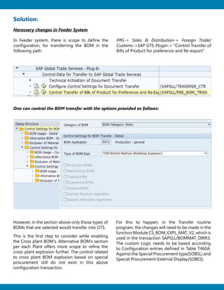 Preference in SAP GTS for NET COST Method | PDF