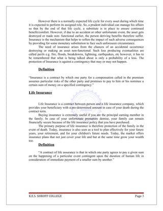 Yash sbi life insurance. | DOC