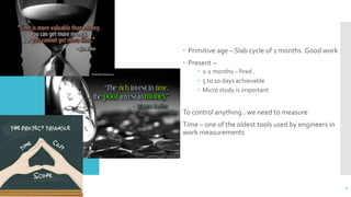 Civil Construction management : time and motion study | PPTX