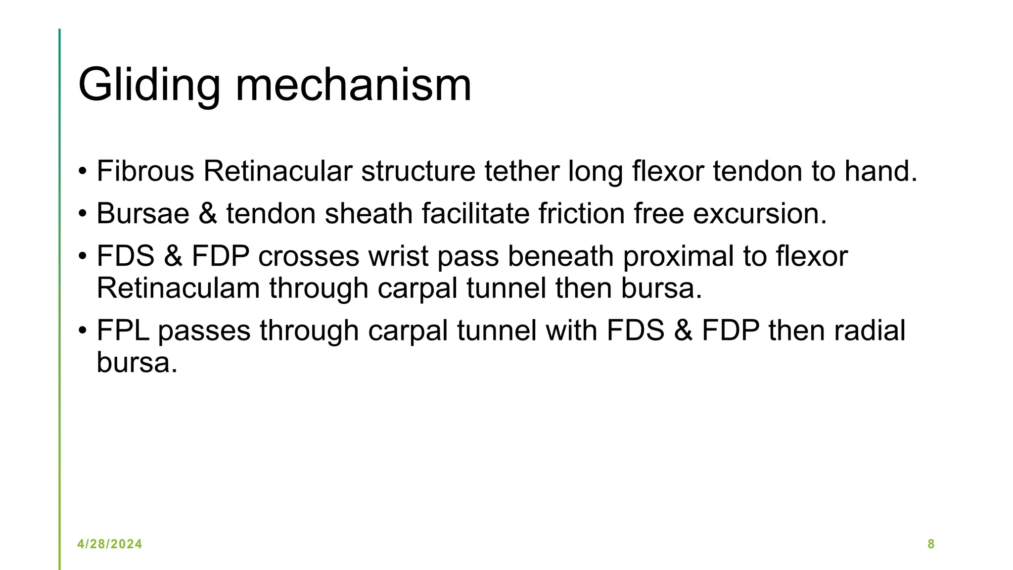 The flexor mechanism of the hand refers to the complex system of ...