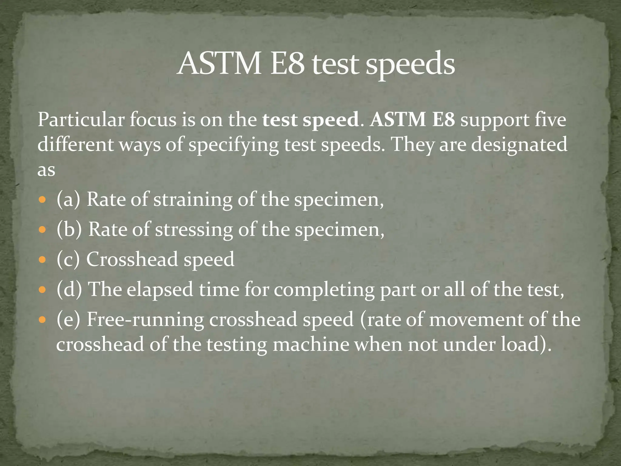 Tensile Testing ASTM E8 | PPTX