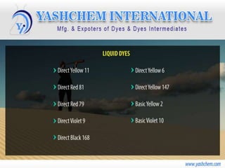 Direct Yellow 11, Auramine basic dyes | PPTX