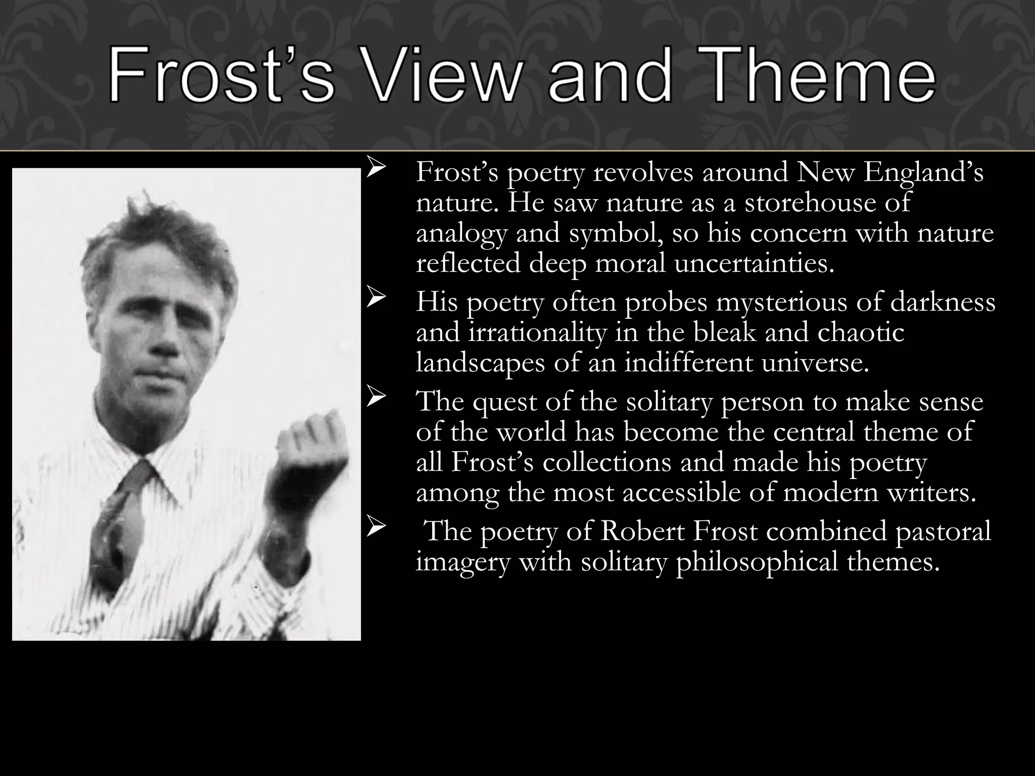 Famous Poet- Robert Frost | PPT