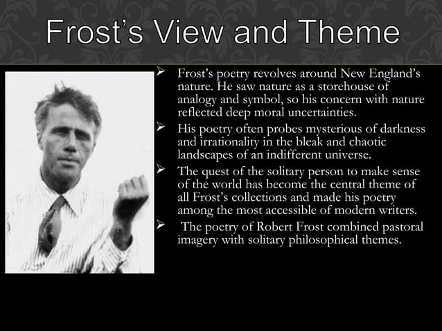 Famous Poet- Robert Frost | PPT