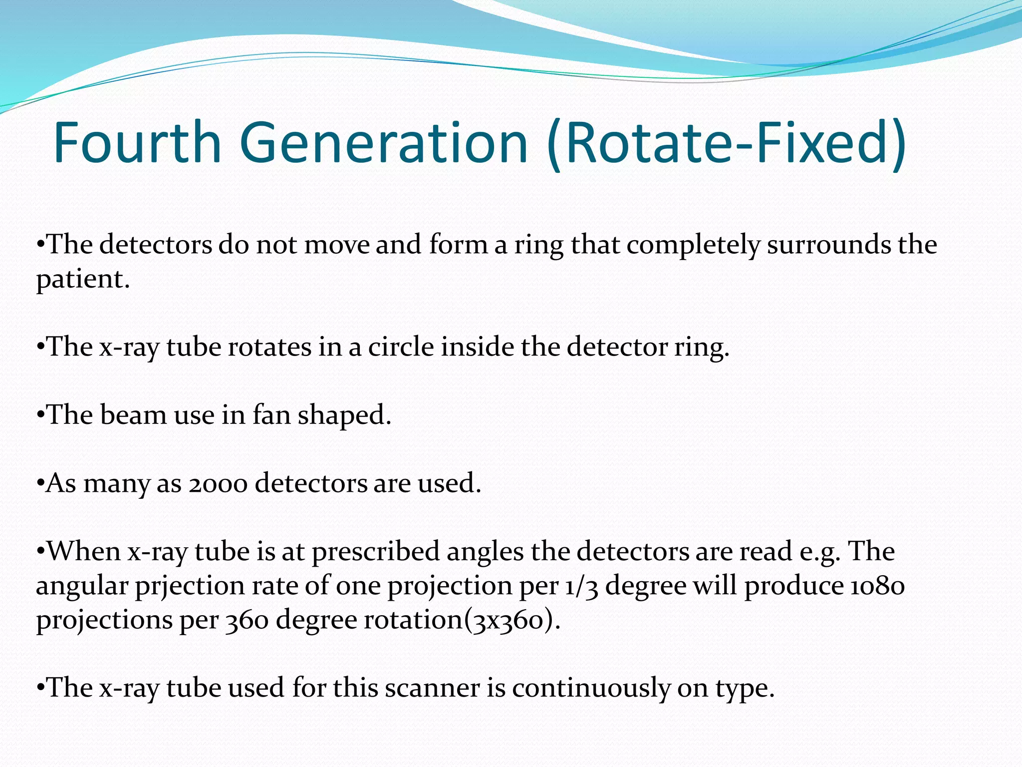 CT Generations and Artefacts | PPTX