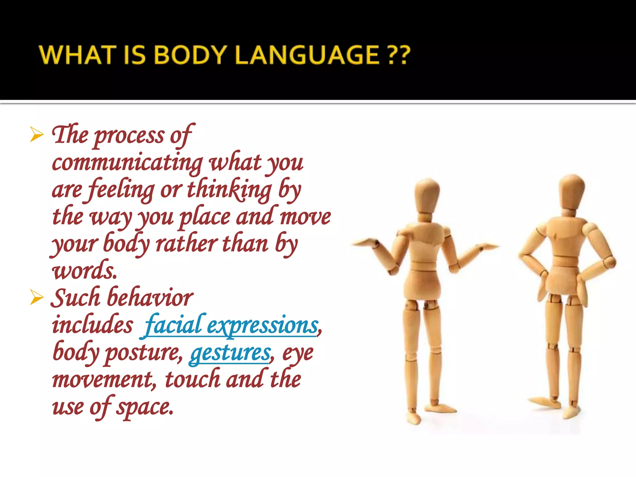 BODY LANGUAGE BY YASH SHARMA GLAU | PPT