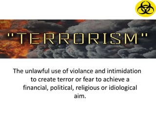 Bioterrorism | PPTX