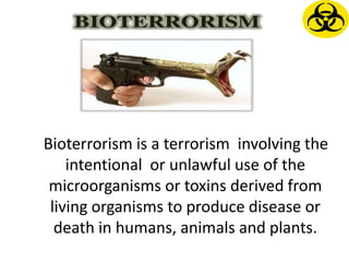 Bioterrorism | PPTX