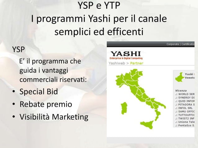 Yashi corporate highlights 2012 | PPT