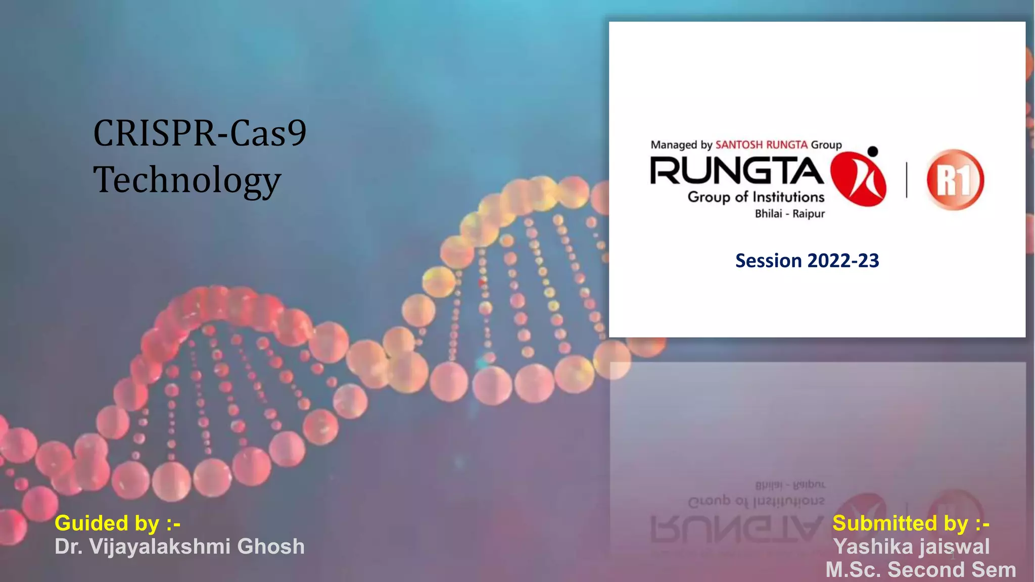 CRISPR-Cas9 Technology Explained | PPT