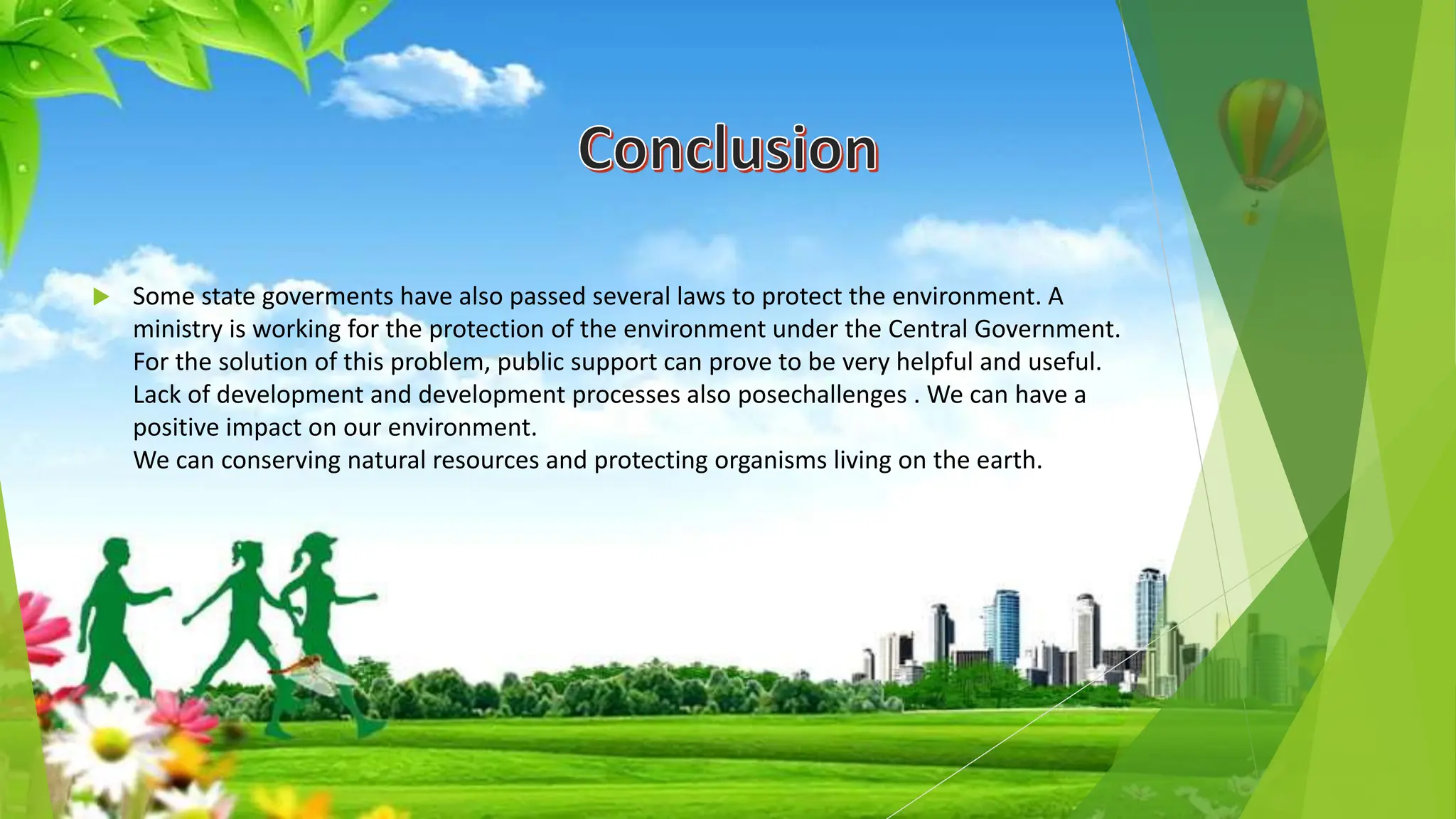 Presentation on environment Powerpoint ppt | PPTX
