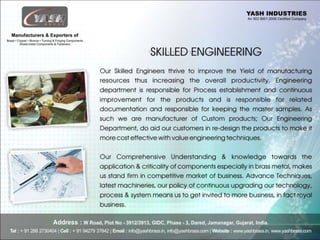 Yash industries | PPTX | Civil Engineering Industry | Industries